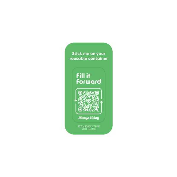 Fill it Forward Container Sticker - Fill it Forward